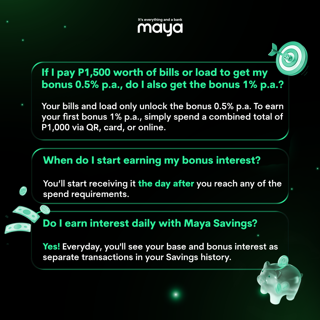 Earn up to 15% interest p.a. daily - Maya Digital Bank